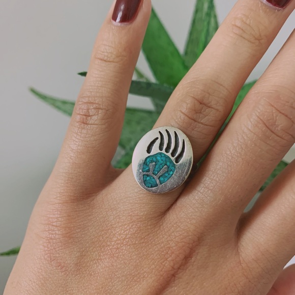 Jewelry | Native American Sterling Silver Bear Claw Ring | Poshmark